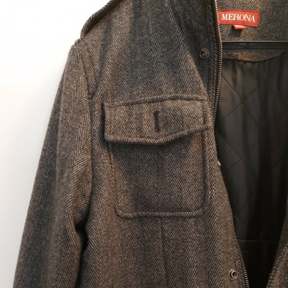 Merona | Jackets & Coats | Merona Mens Wool Four Pocket Jacket | Poshmark